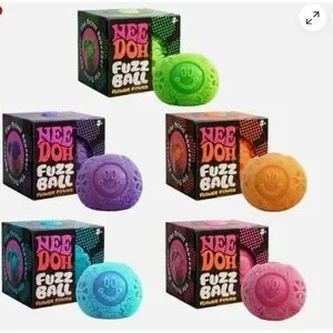 Schylling | Toys | Nee Doh Fuzz Ball Flower Power Squishy Stress Ball ...